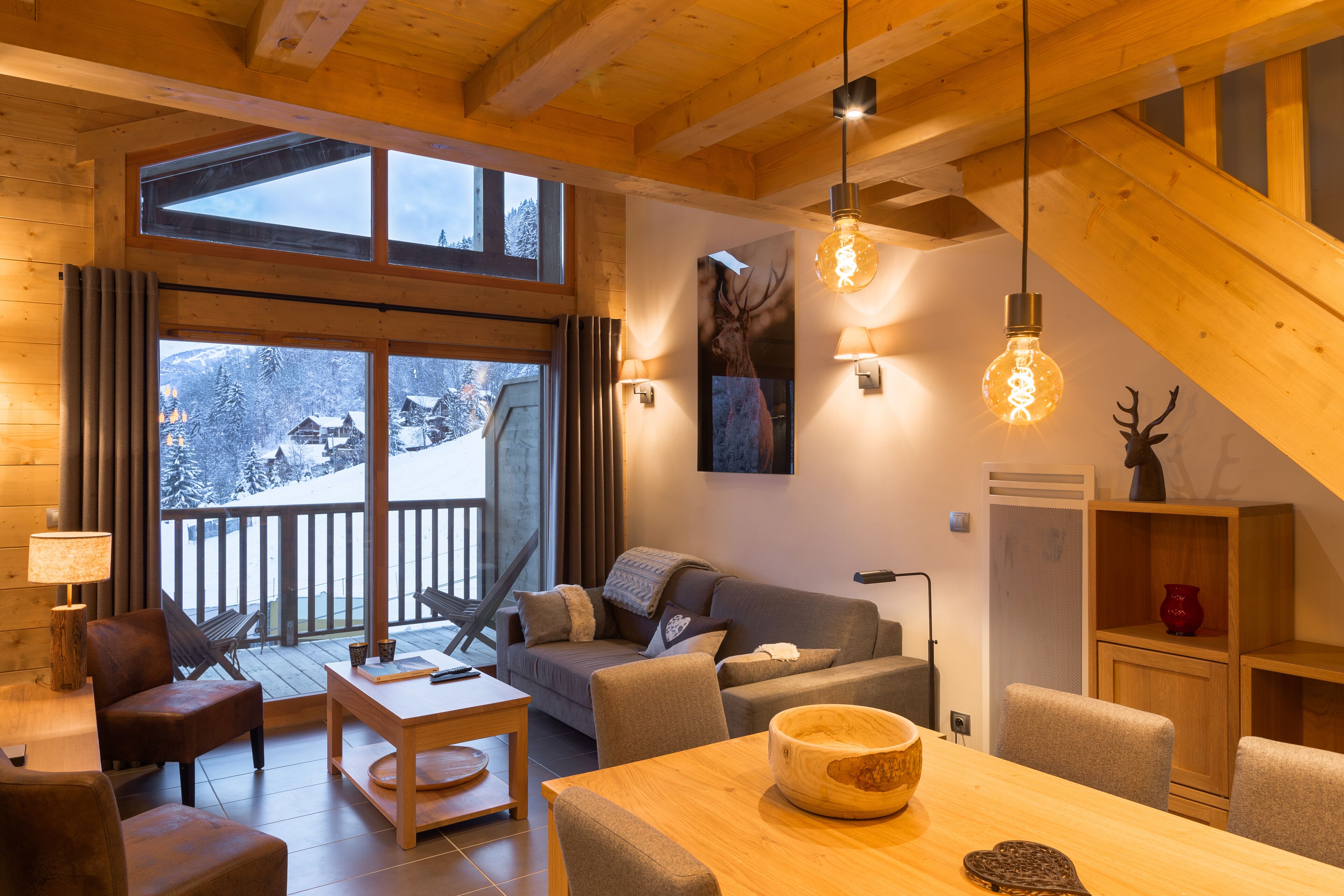 Wohnung "Les Chardons" - 8 Pers. - Ski-by-foot - Champagny - La Plagne - Champagny-en-Vanoise