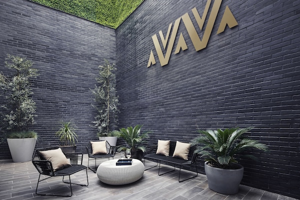 Suite Deluxe, 3 quartos, vista para o parque, no rés do chão | Terraço/pátio interior