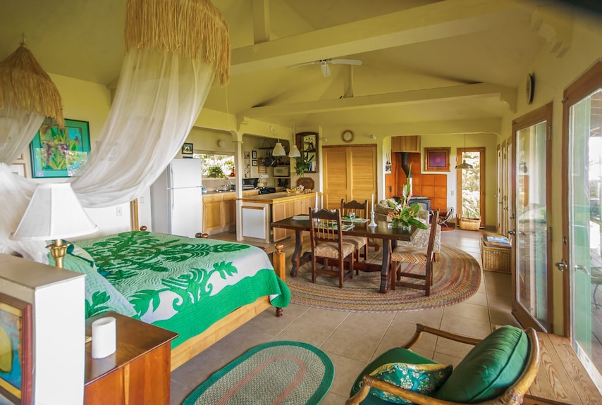 Paradise: Ocean View Cottage Solar Power Granja De Flores Tropicales - Maui