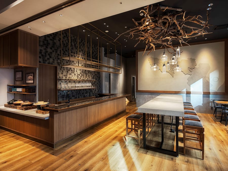 Café da manhã e almoço, culinária fusion