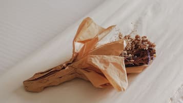 Quarto Duplo Deluxe | Roupa de alta qualidade, secretária