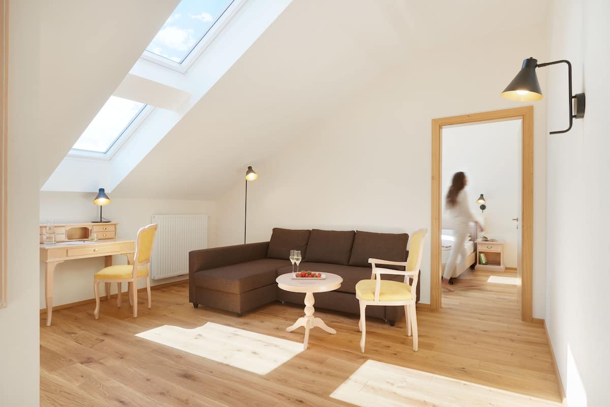 Apartamento júnior, cozinha, ao lado da montanha (Birke) | Área de estar | TV de tela plana