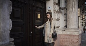 Entrada do alojamento