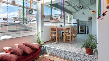 Opções para refeição no quarto