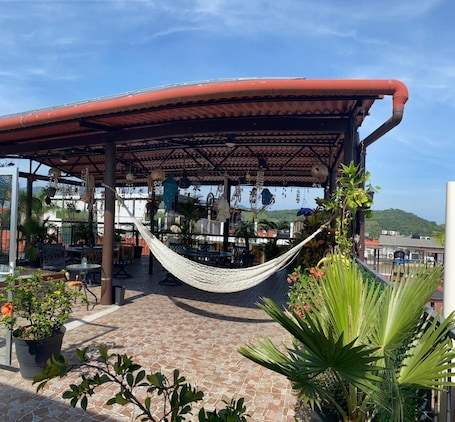 Entrada do alojamento