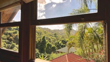 Duplex tradicional, 2 quartos, 2 banheiros, vista para o jardim | 1 quarto, cofres nos quartos, individualmente decorados