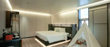 Quarto premium (Kids) | Roupas de cama premium, escrivaninha, Wi-Fi de cortesia, roupa de cama