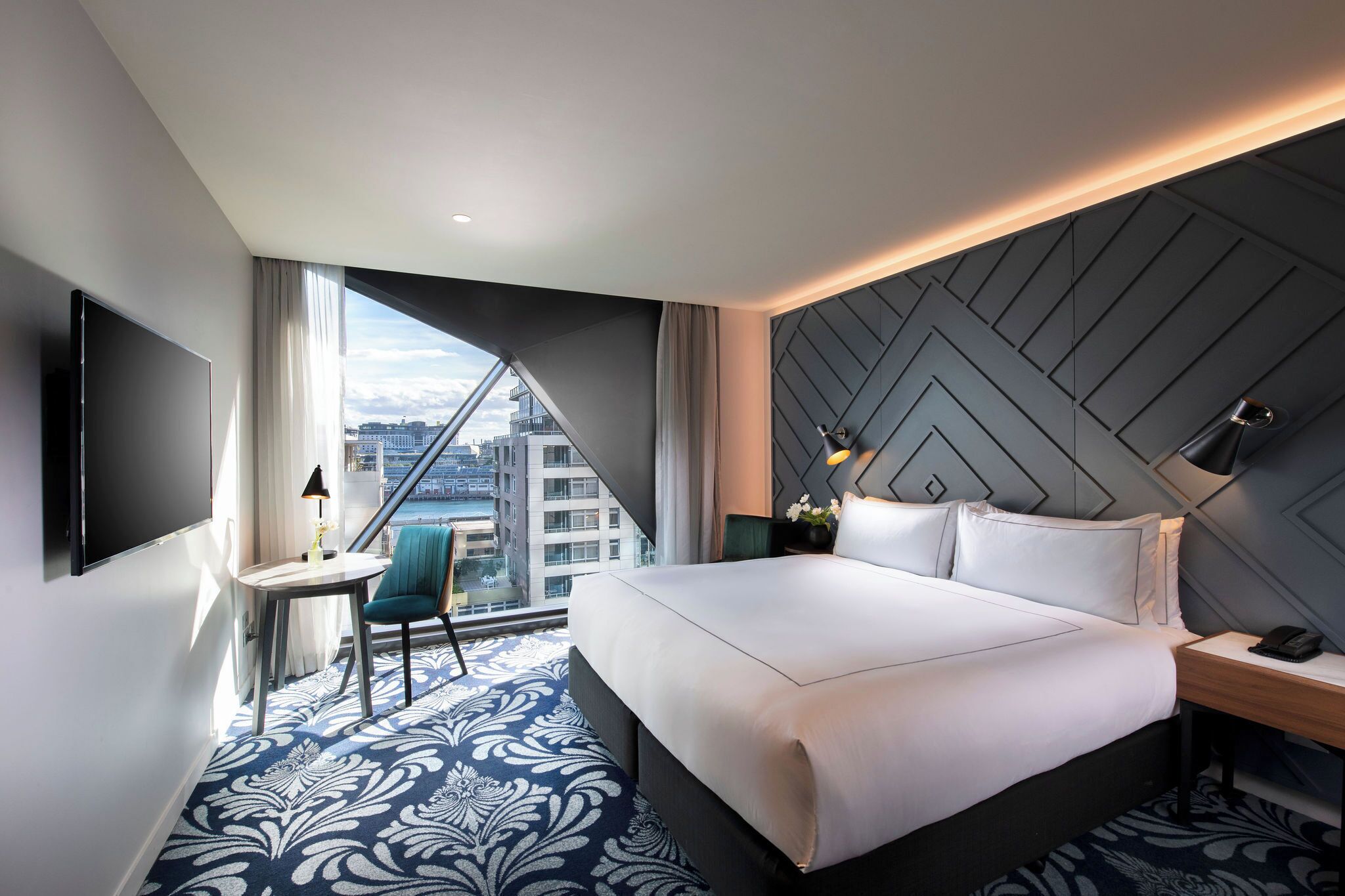 Quarto Premium, 1 cama king-size (Waratah) | Vista para a cidade