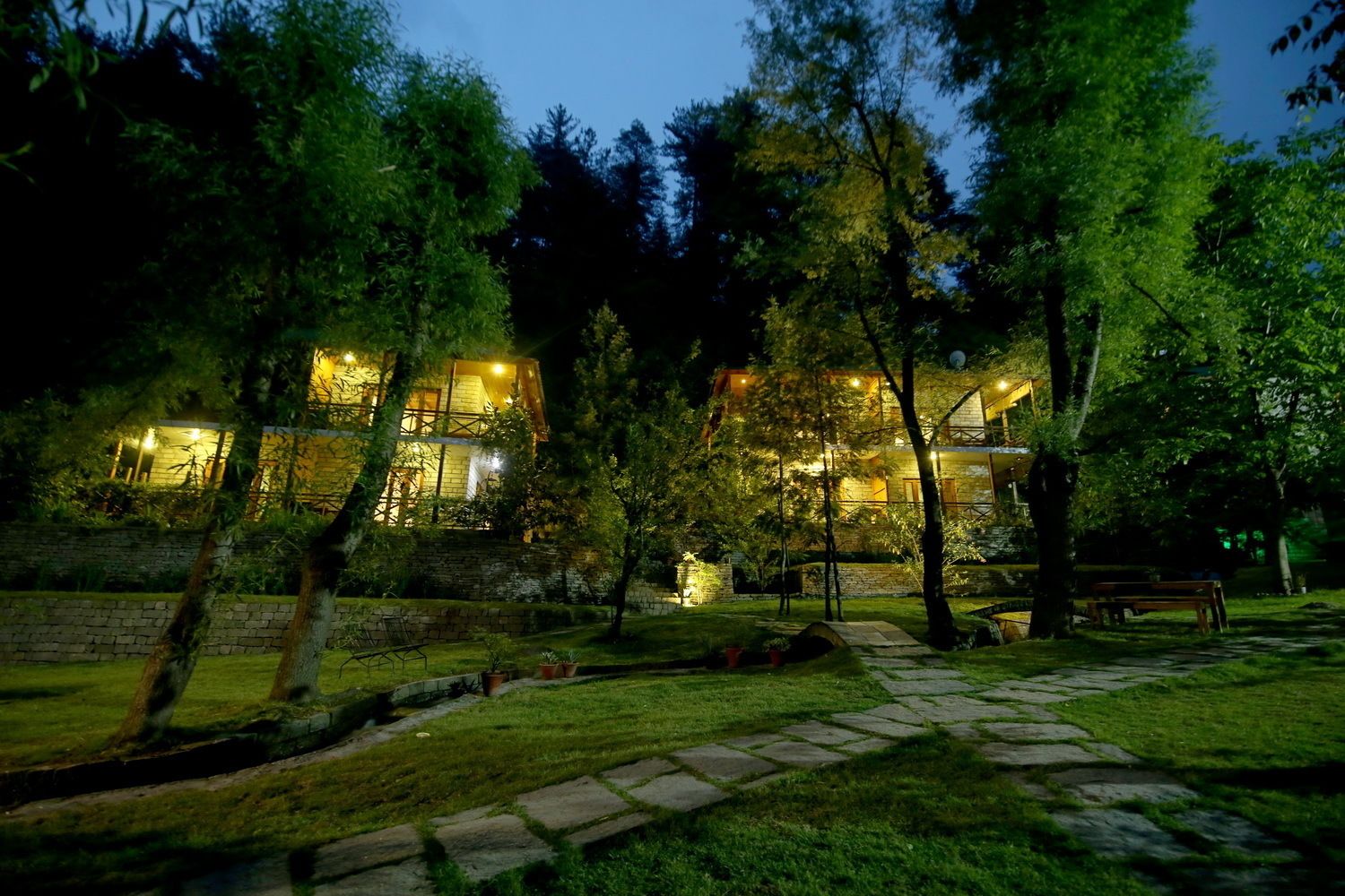 Terrenos do alojamento