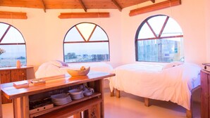 Quarto Qu ádruplo Familiar, em frente ao mar | Roupa de cama fornecida 