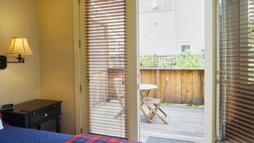 Estúdio de Luxo, 1 cama queen-size, cozinha | Varanda