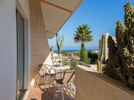 Apartamento, 1 quarto, sacada, vista parcial para o oceano (4 pax) | Sacada