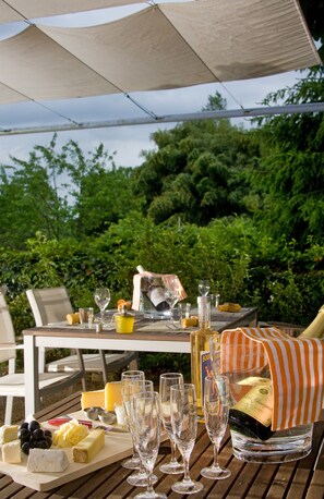 Almoço e jantar, culinária francesa