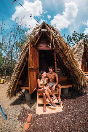 Private Teepee, Shared Bathroom | Wi-fi grátis, roupa de cama fornecida
