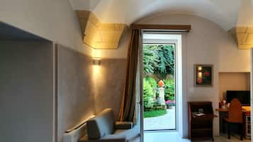 Quarto Duplo Deluxe, vista para o jardim | Vista do quarto
