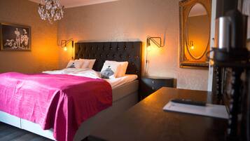 Quarto Duplo Deluxe | 1 quarto, roupa de alta qualidade, camas de colchão pillowtop