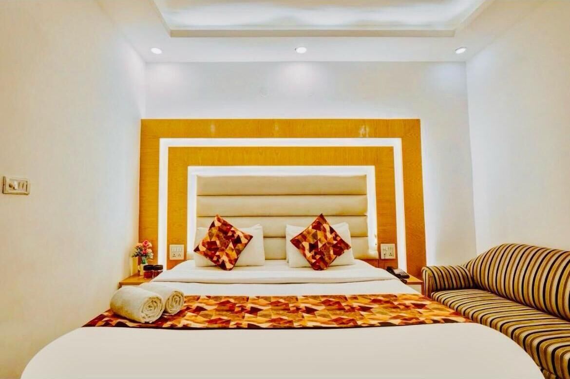 Quarto casal luxo, 1 cama de casal, vista para a cidade | Roupas de cama premium