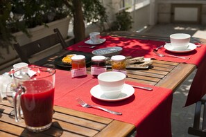 Opções para refeição ao ar livre