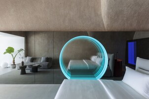 Luxury Villa, 1 Bedroom, Jetted Tub (Cloud) | Lençóis italianos Frette, roupa de alta qualidade 