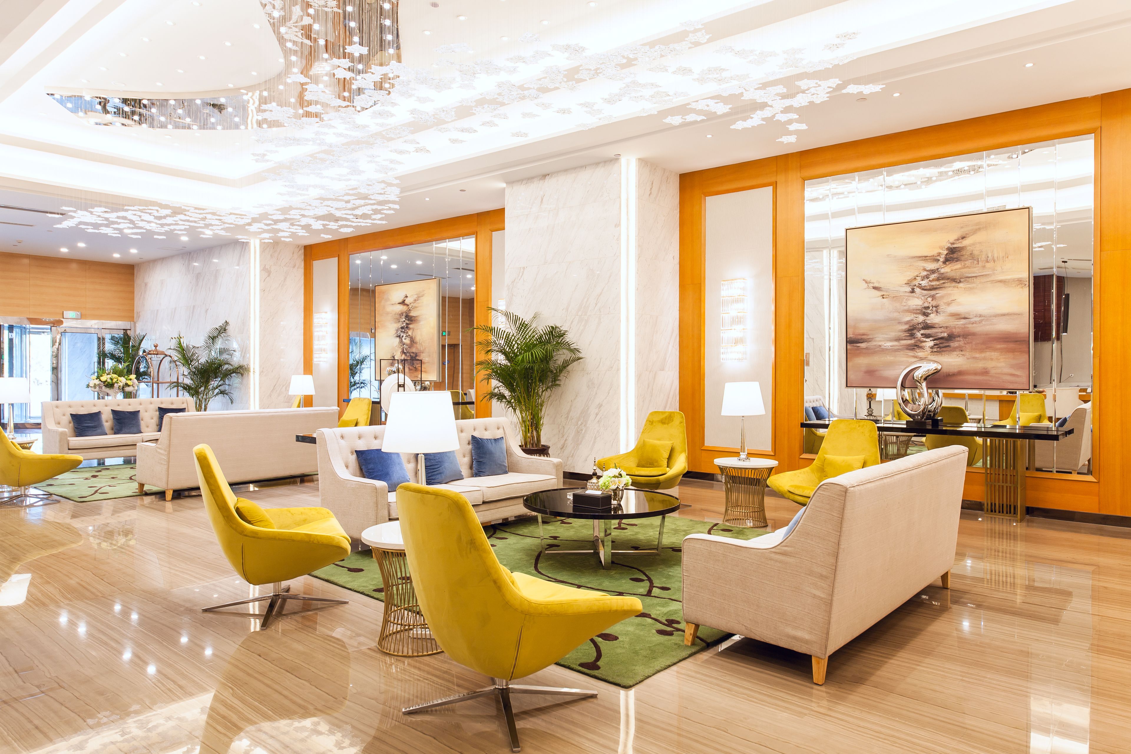 Sala de estar do lobby