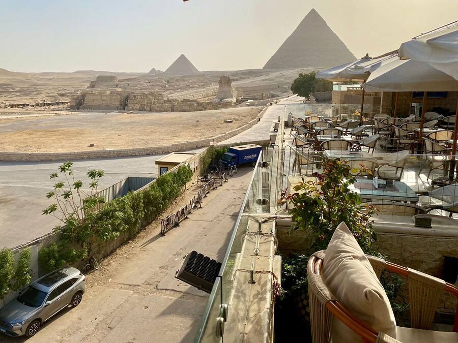 Family Apartment 4 bedrooms - Pyramid View | Terraço/pátio interior