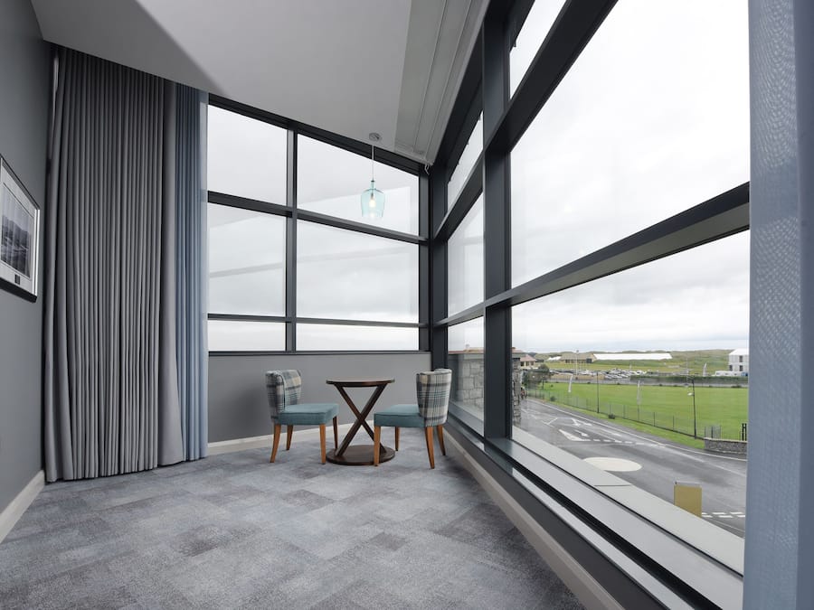 Vista para o campo de golfe