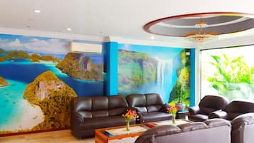 Sala de estar do lobby