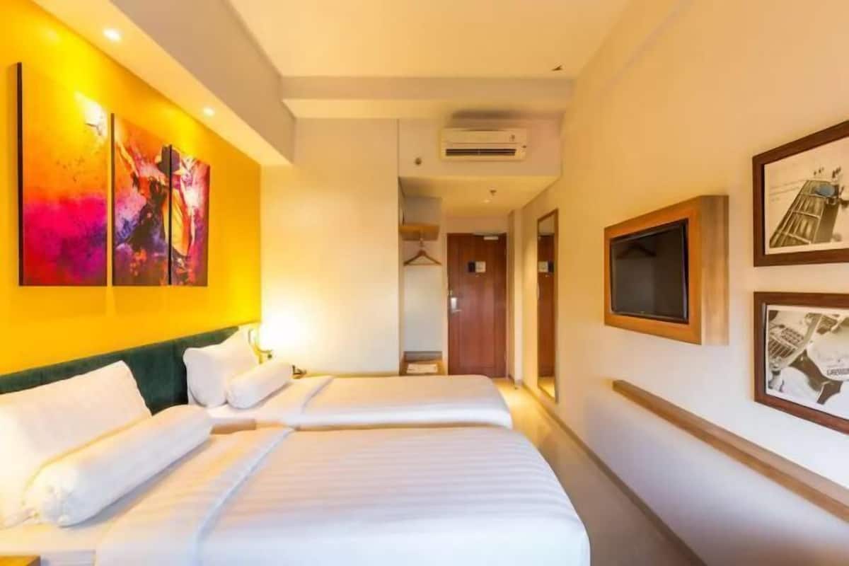 1 quarto, roupas de cama premium, cofres nos quartos, escrivaninha