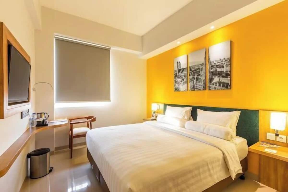 1 quarto, roupas de cama premium, cofres nos quartos, escrivaninha