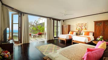 Villa Exclusiva, 4 quartos, vista para o mar | 4 quartos, cofre no quarto, ferro/tábua de engomar, Wi-fi grátis
