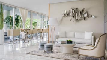 Sala de estar do lobby