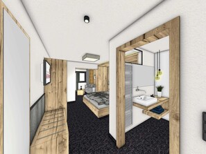 1 quarto, roupa de alta qualidade, minibar, cofre no quarto