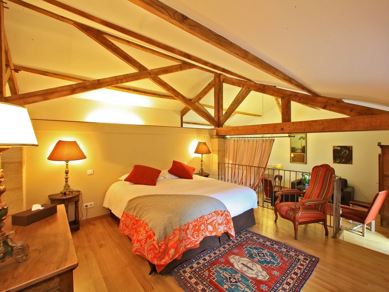 Apartamento Deluxe, casa de banho anexa, vista para o parque (gingko)