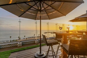 Terraço no piso superior