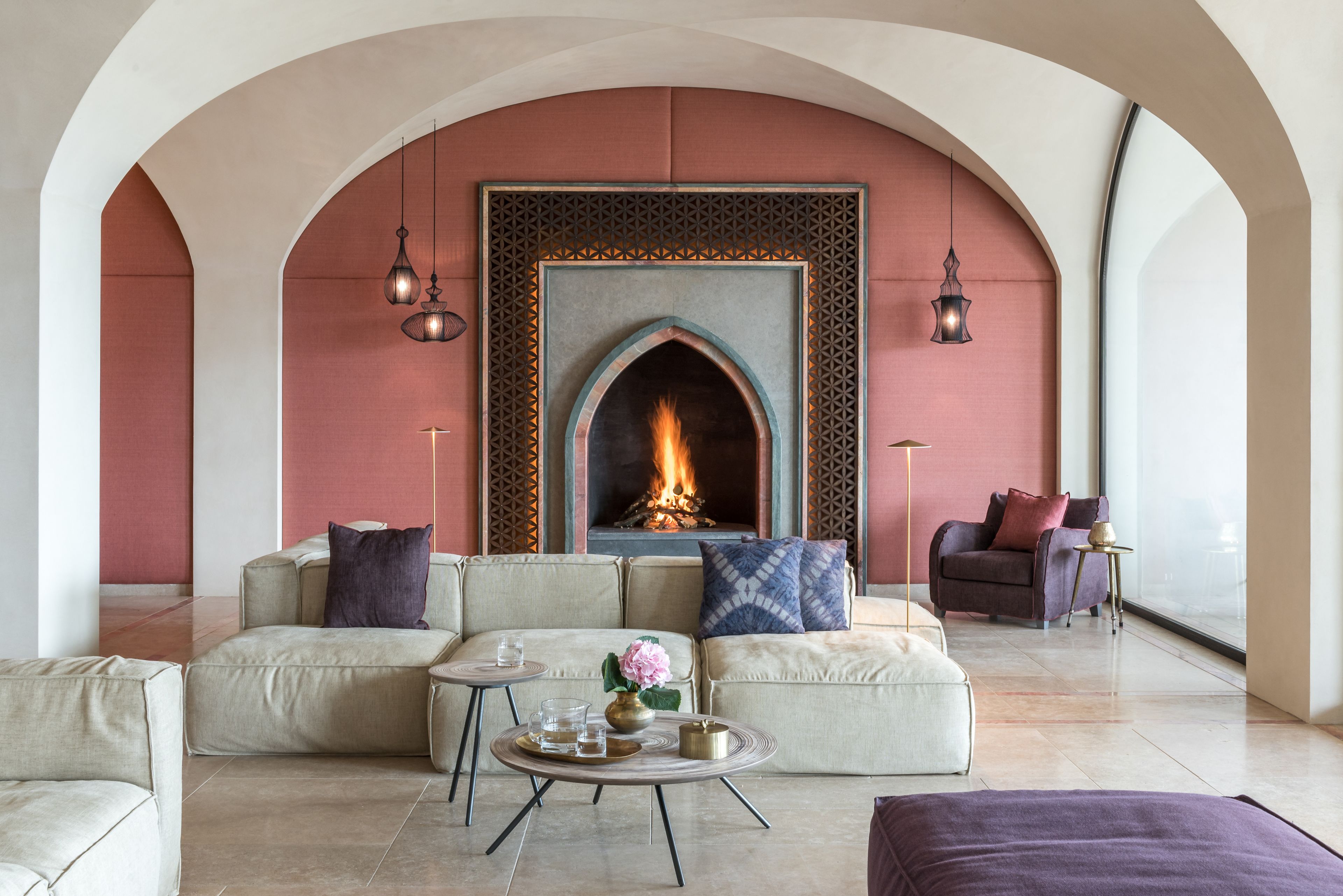 Sala de estar do lobby