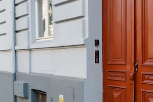 Entrada do alojamento