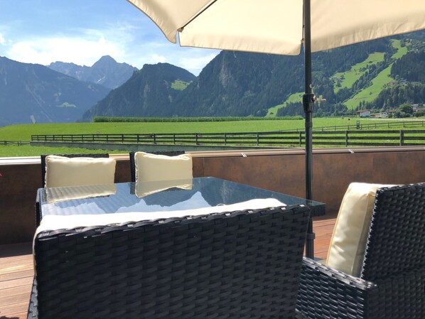 Vista para a montanha