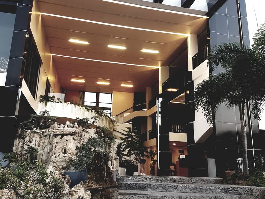 Entrada do alojamento