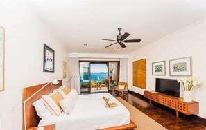 Villa, 3 quartos, vista para o oceano | 3 quartos, cofre no quarto, ferro/tábua de engomar, Wi-fi grátis 