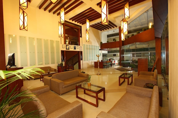 Área de estar no saguão