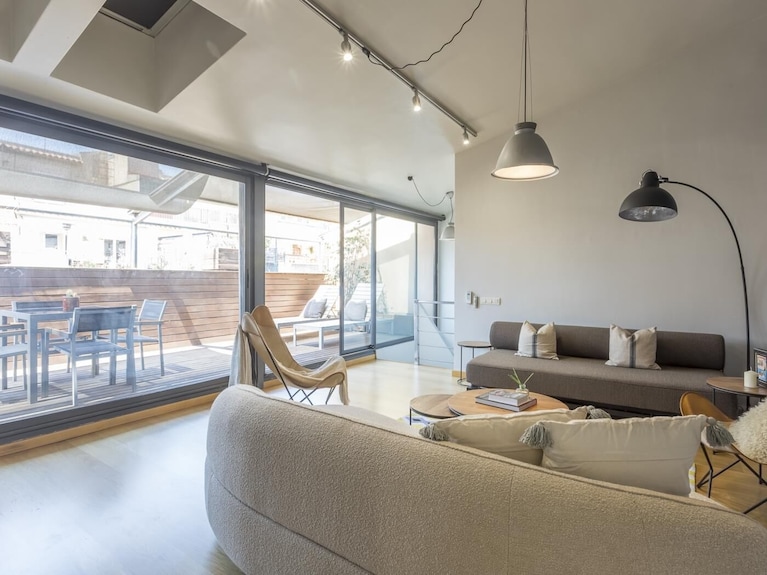 My Space Barcelona áTico En La Bonanova Con Terraza Privada Para 6 - Barcelona