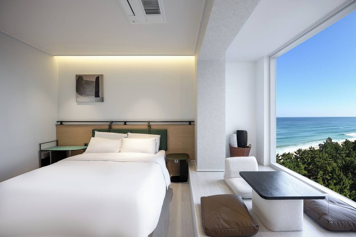 Quarto Duplo Deluxe, vista para o oceano (Relax) | Cortinas/cortinados opacos, Wi-fi grátis 
