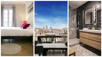 Apartamento, 2 quartos, terraço | Com decoração personalizada, secretária, quartos insonorizados