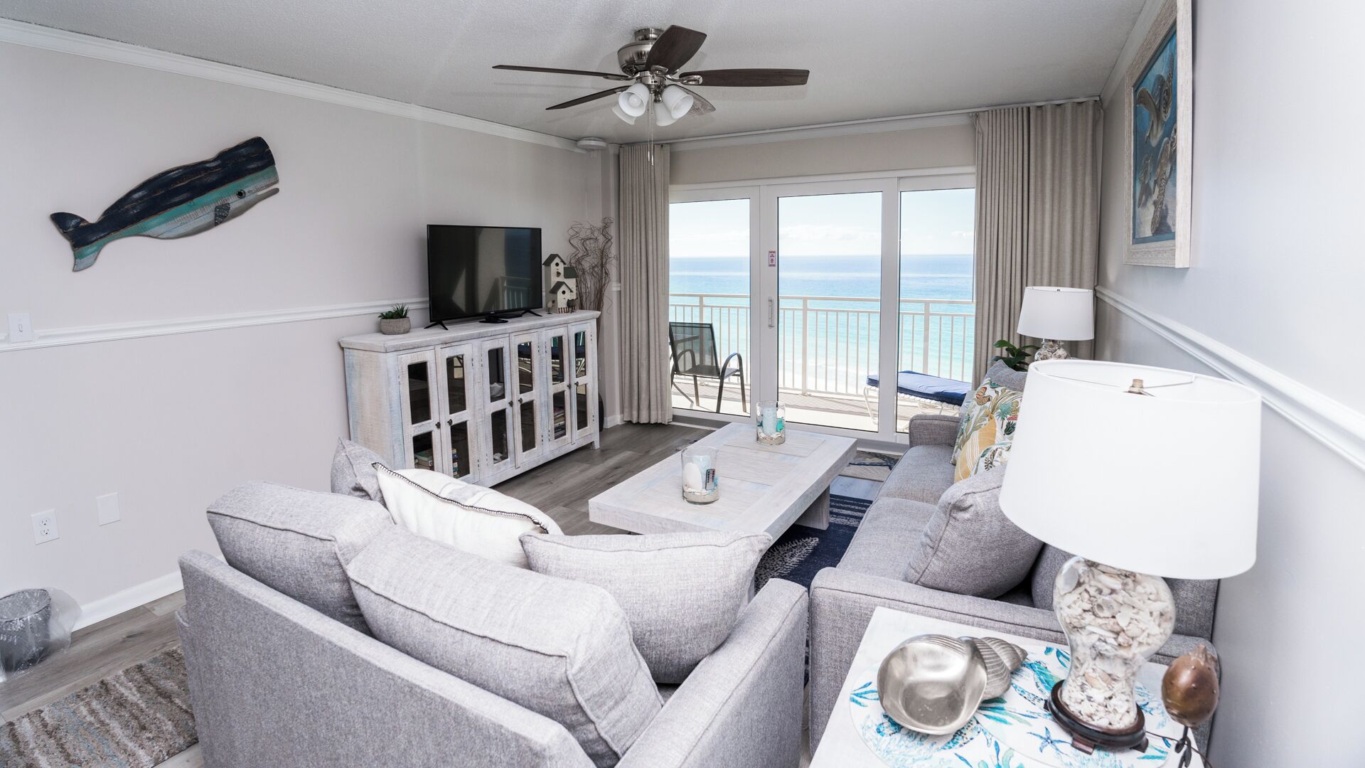 D1004 3 Pools, Direct Gulf Front View - Panama City, FL