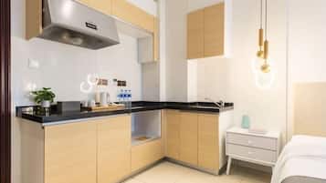 Quarto triplo luxo | Cozinha privada | Chaleira elétrica