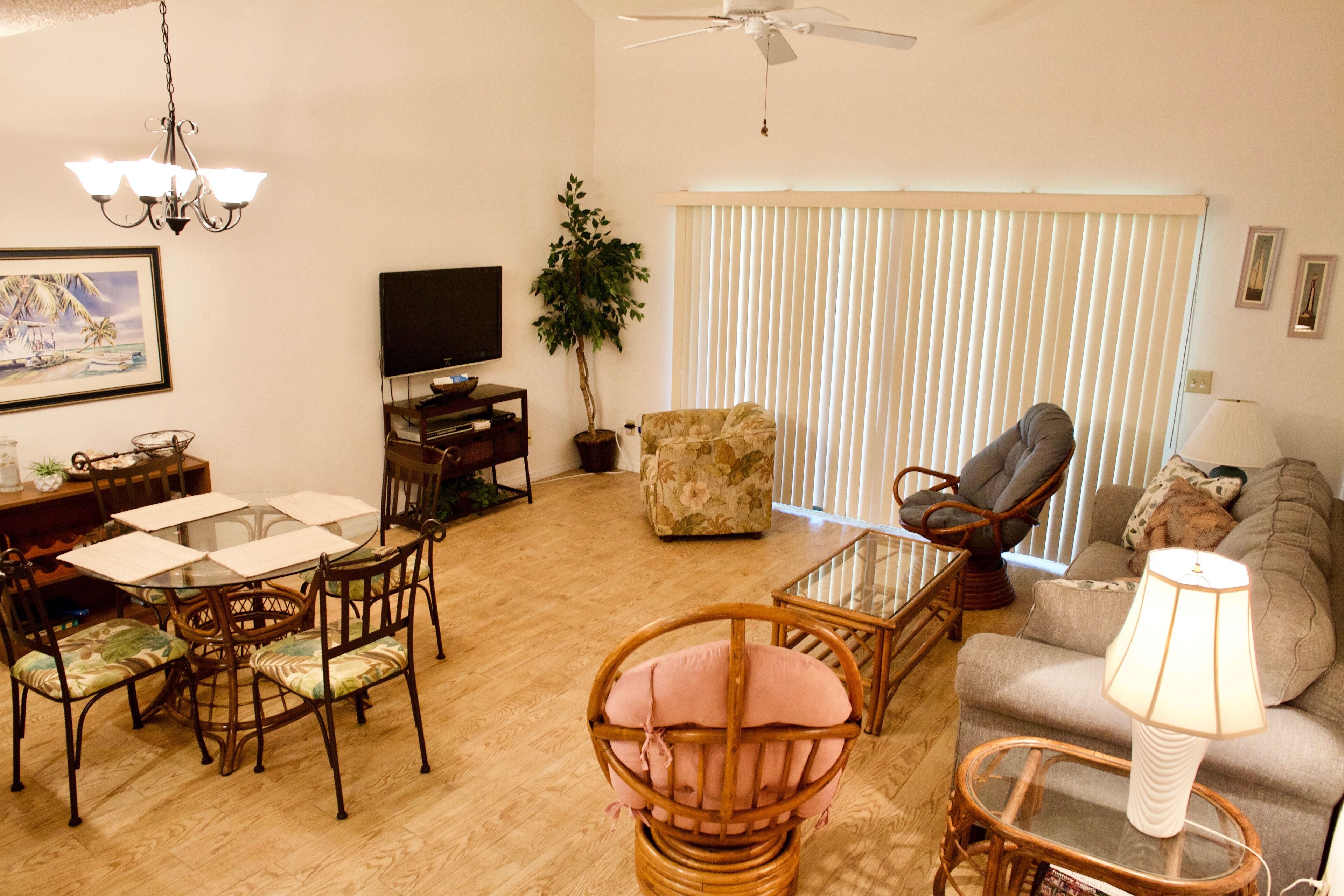 Enjoy Your Morning Coffee On Your Covered Lanai, Then Head Over To Beach Only A Brisk Walk Away! - St. Augustine, FL