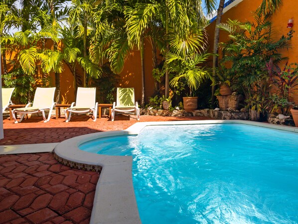 Large 3 story home with charming Mexican decor, private pool & garden ...