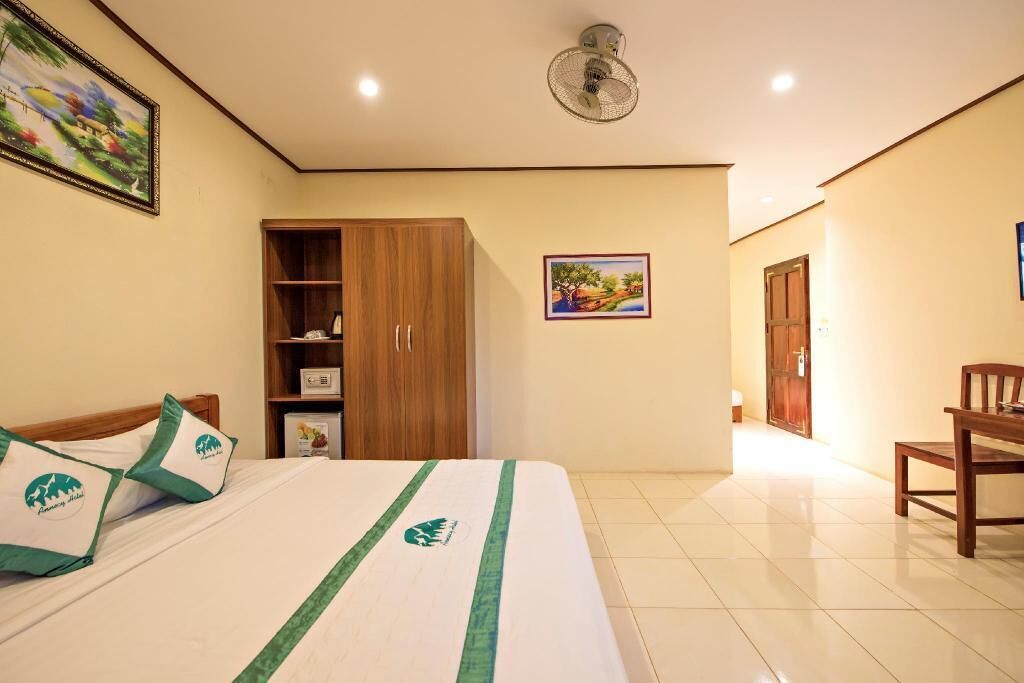 1 quarto, roupas de cama premium, frigobar, cofres nos quartos