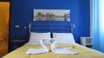 Apartamento, 1 quarto | 1 quarto, lençóis italianos Frette, roupas de cama premium, frigobar