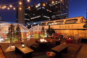 Terraço no piso superior